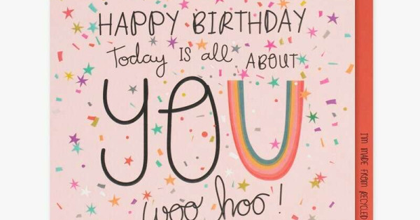 Ευχετήρια Κάρτα Γενεθλίων Birthday All about You