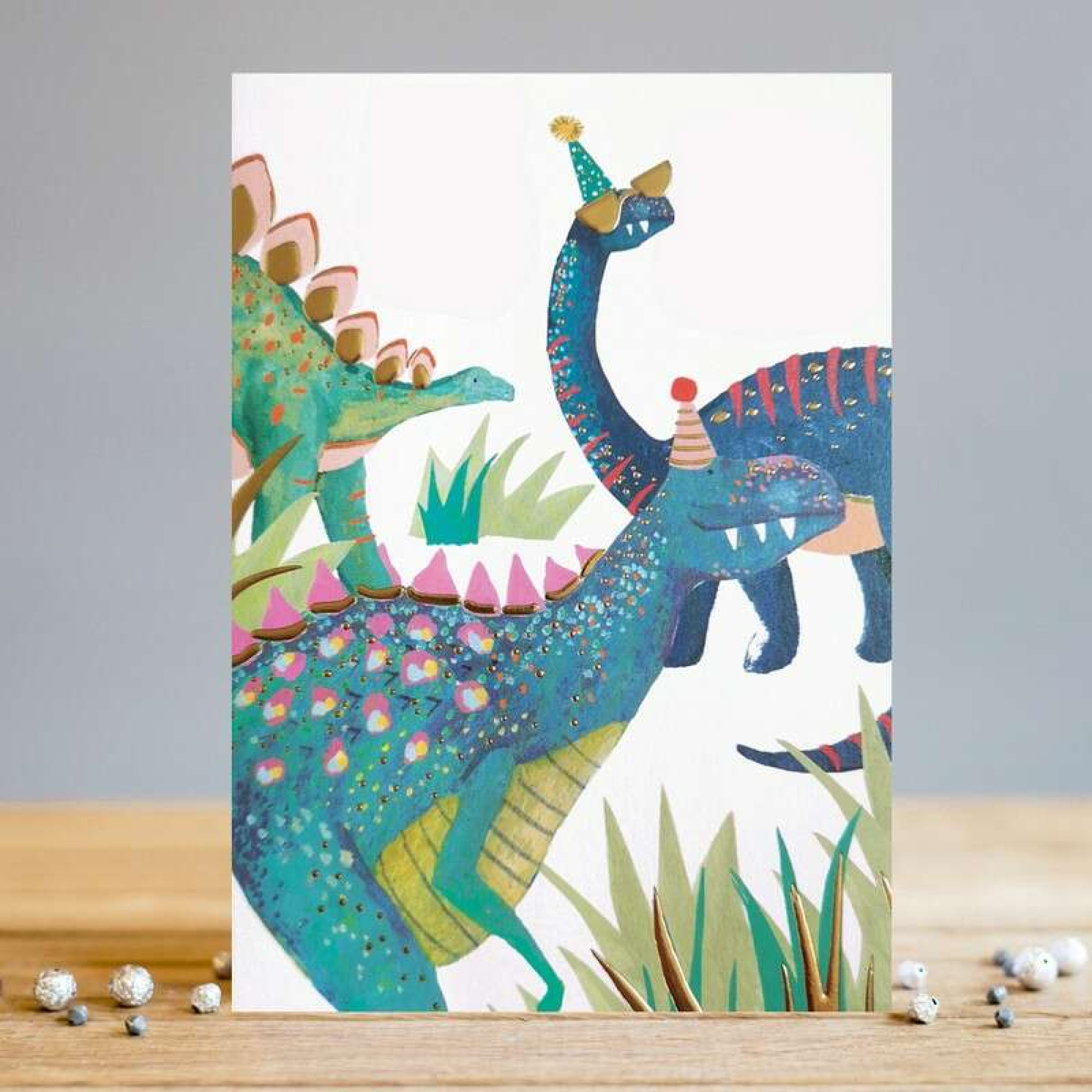 Ευχετήρια Κάρτα Γενεθλίων Δεινόσαυροι