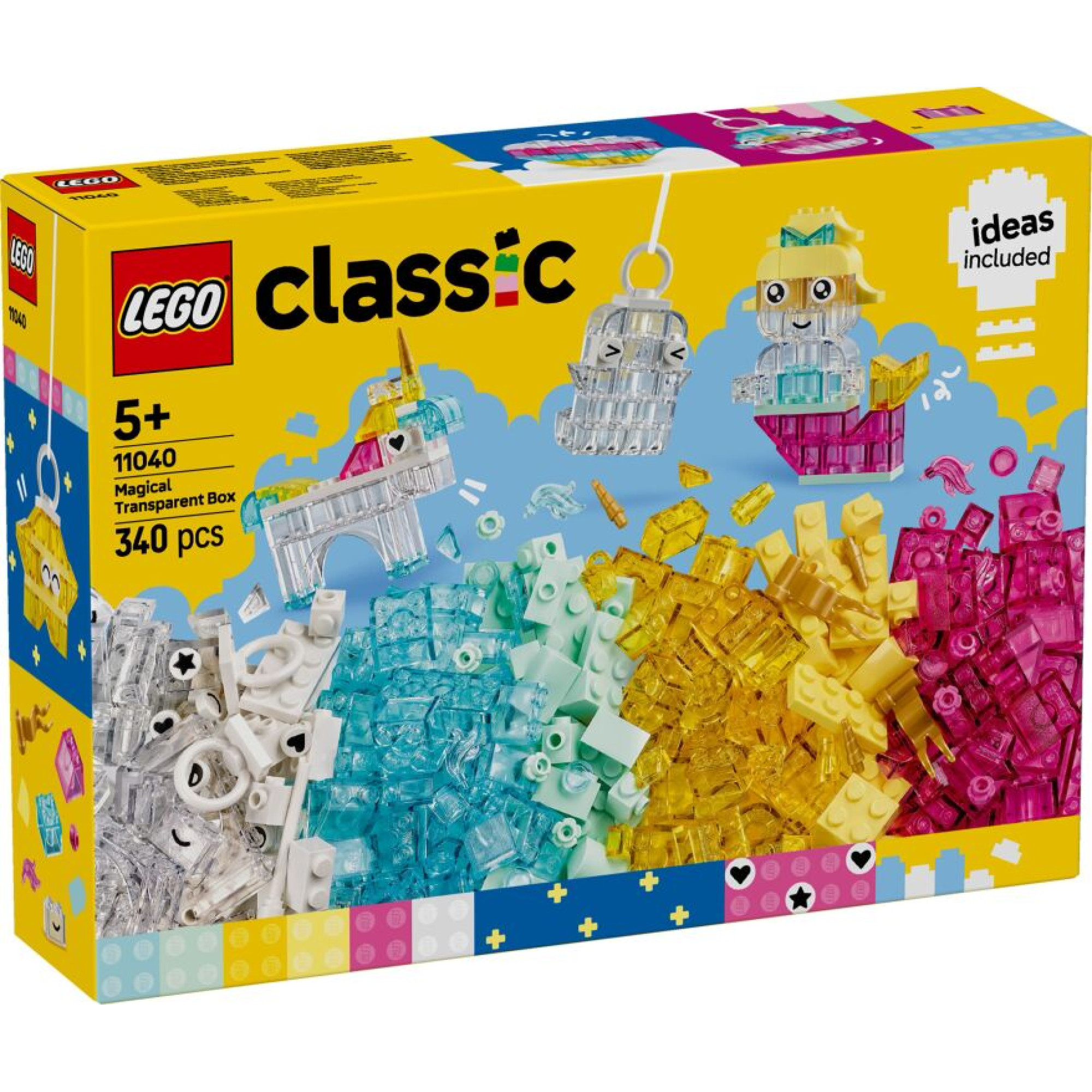 LEGO Classic Magical Transparent Box (11040) | Beegadget.gr