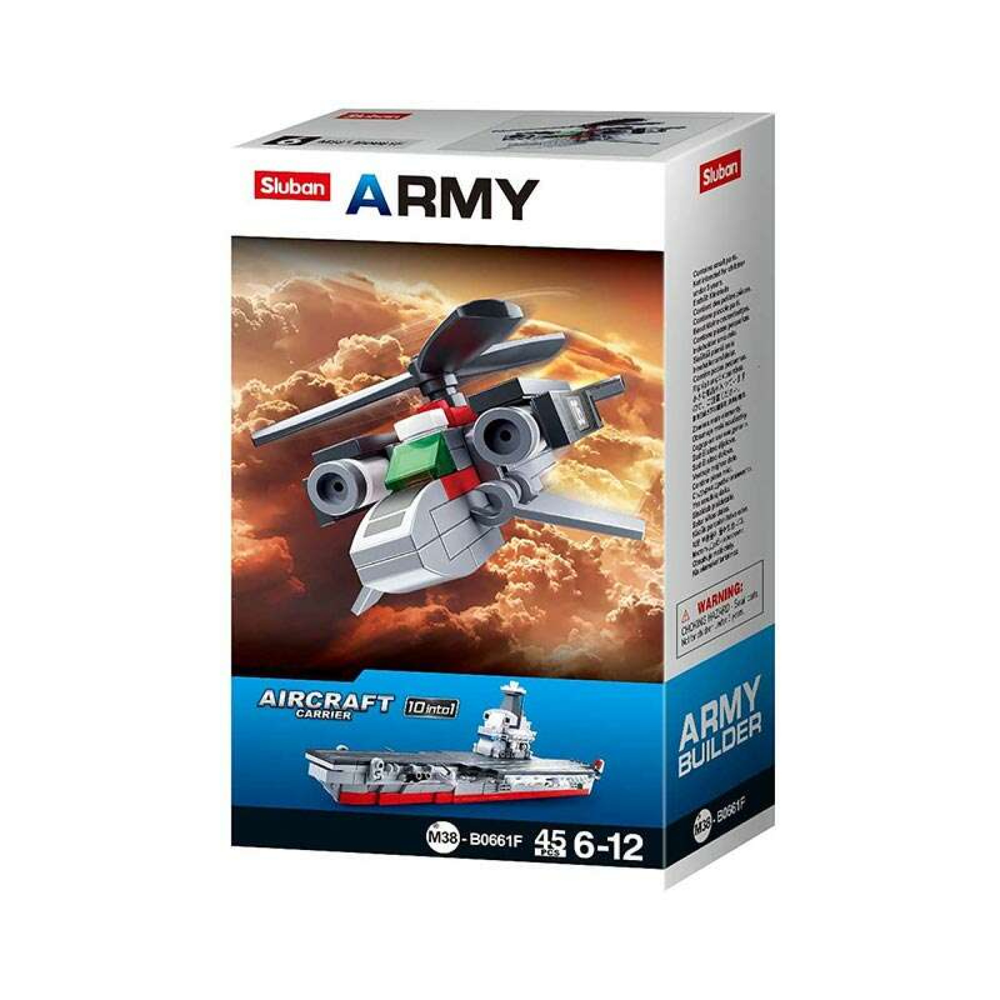 SLUBAN Army Aircraft Carier 10 σε 1 M38-B0661G - Beegadget.gr